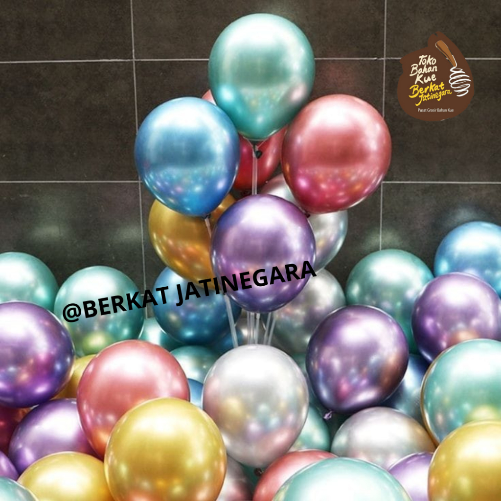 Jual BALLON METALIK MIX COLOR/BALON ULANGTAHUN/BALON PESTA | Shopee ...