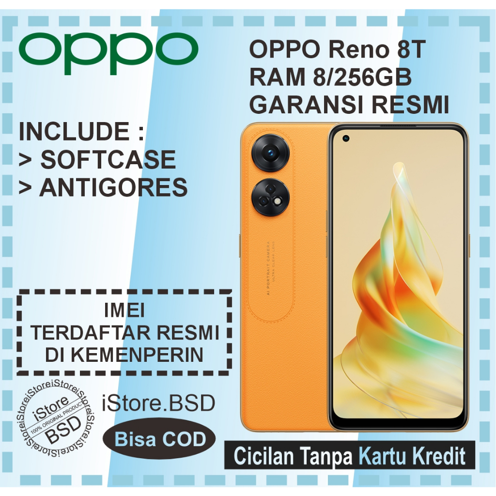 Jual OPPO RENO8 T RAM 8/256GB - GARANSI RESMI 1 TAHUN | Shopee Indonesia