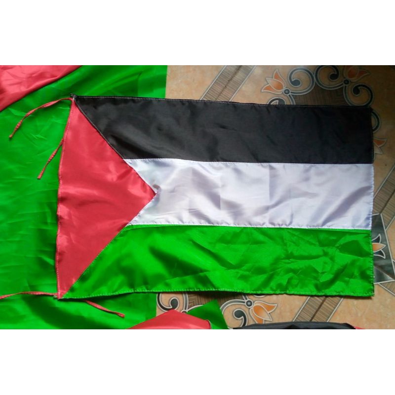 Jual BENDERA PALESTINA BUAT DI MOBIL/BENDERA PALESTINA UKURAN 60X40 ...