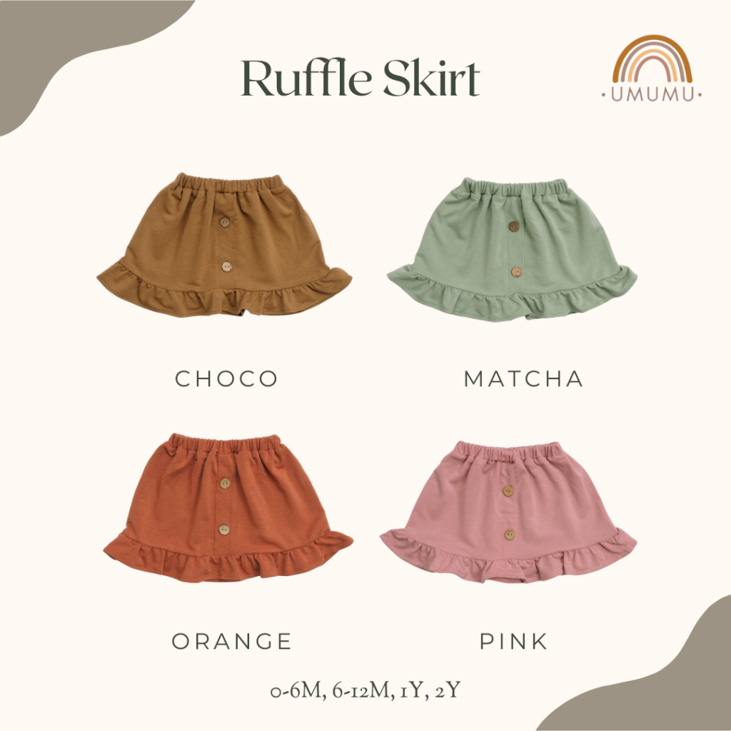 Jual UMUMU Rok Ruffle - Bawahan Anak Perempuan | Shopee Indonesia