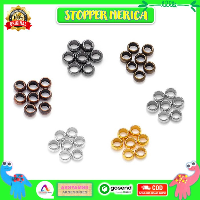 Jual Stopper Merica Biji Lada Bulat Tabung Pembatas Penjepit Tali ...