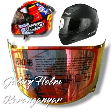Jual (Handarb) Kaca Flat Visor NHK GP tech dan LS2 Rookie || Kaca Helm ...