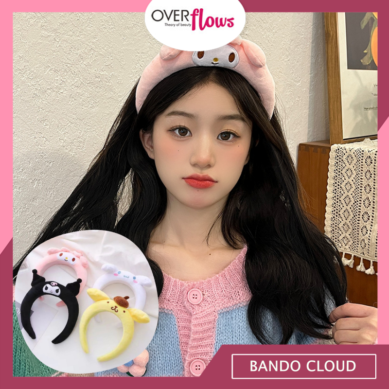 Jual OVERFLOWS.ID BANDO CLOUD FLUFFY SANRIO PREMIUM CINAMORROL KUROMI ...