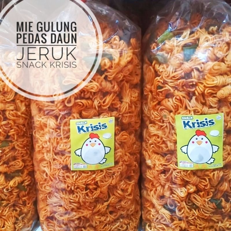 Jual Mie gulung 250 gram original pedas daun jeruk mi viral | Shopee ...