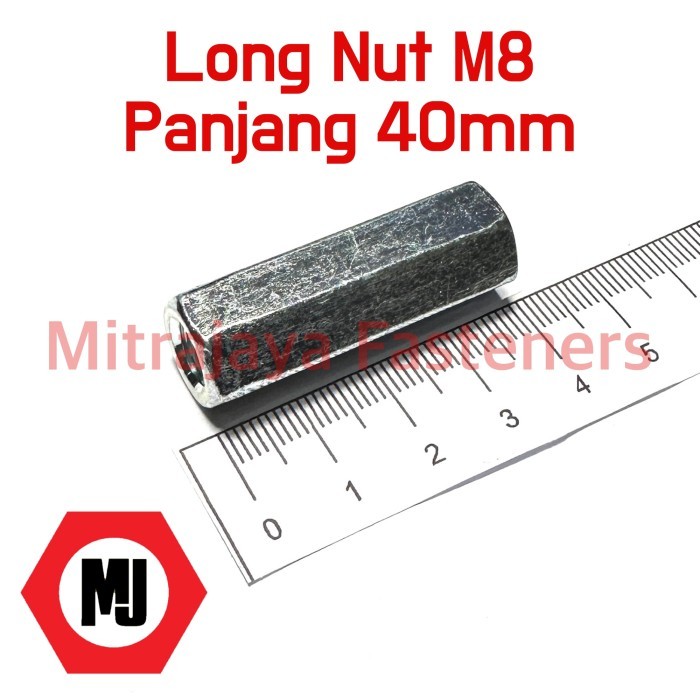 Jual Long Nut Mur Panjang M8 x 40 | Shopee Indonesia