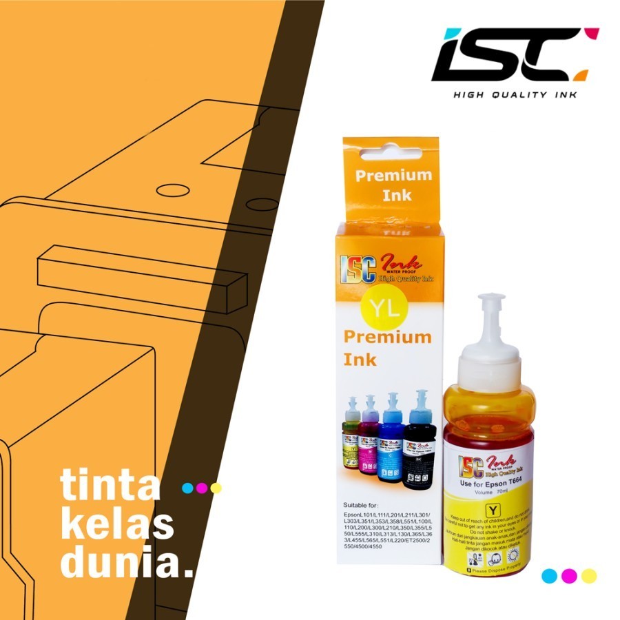 Jual Tinta Printer Epson 664 ISC INK Refill 70ML | Shopee Indonesia
