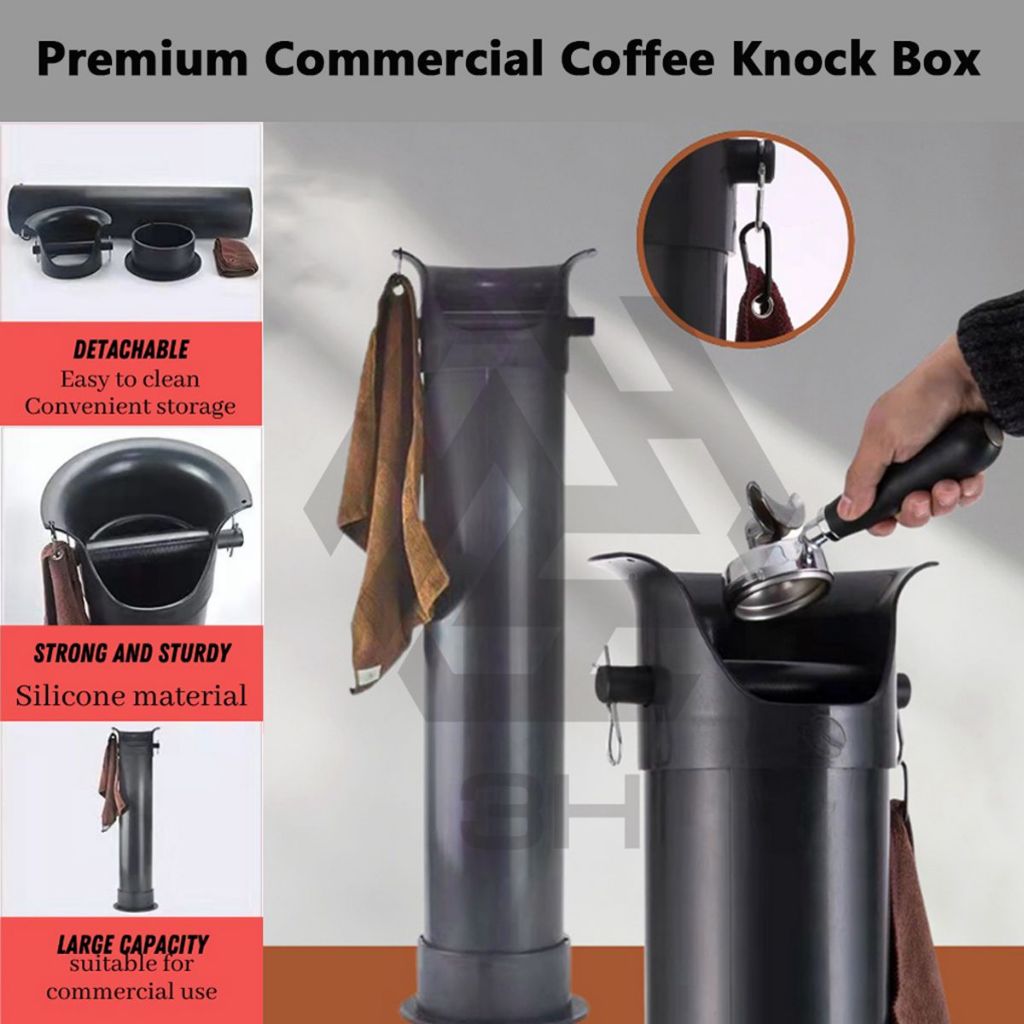 Jual Knock Box Berdiri dengan handuk Espresso Kopi Knock Box Bin ...