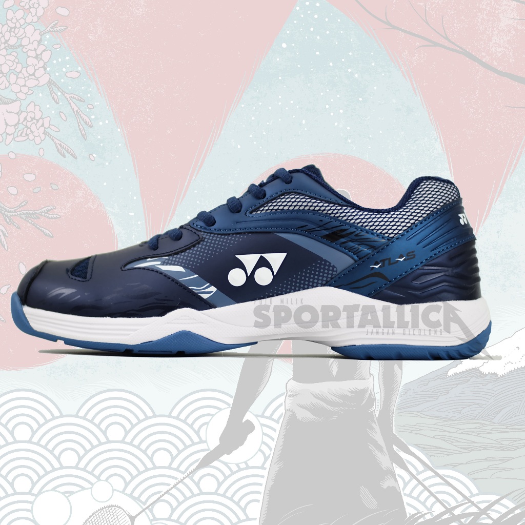 Jual Sepatu Badminton Yonex Atlas Dark Cobalt/Blue | Shopee Indonesia