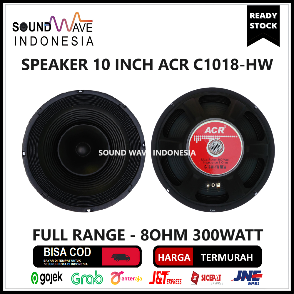 Jual SPEAKER ACR 10 INCH C1018HW FULL RANGE | Shopee Indonesia