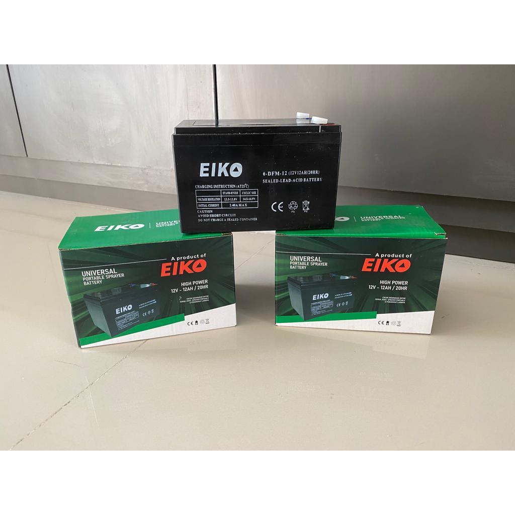 Jual Baterai aki sprayer eiko dragon 12AH / 12V | Shopee Indonesia