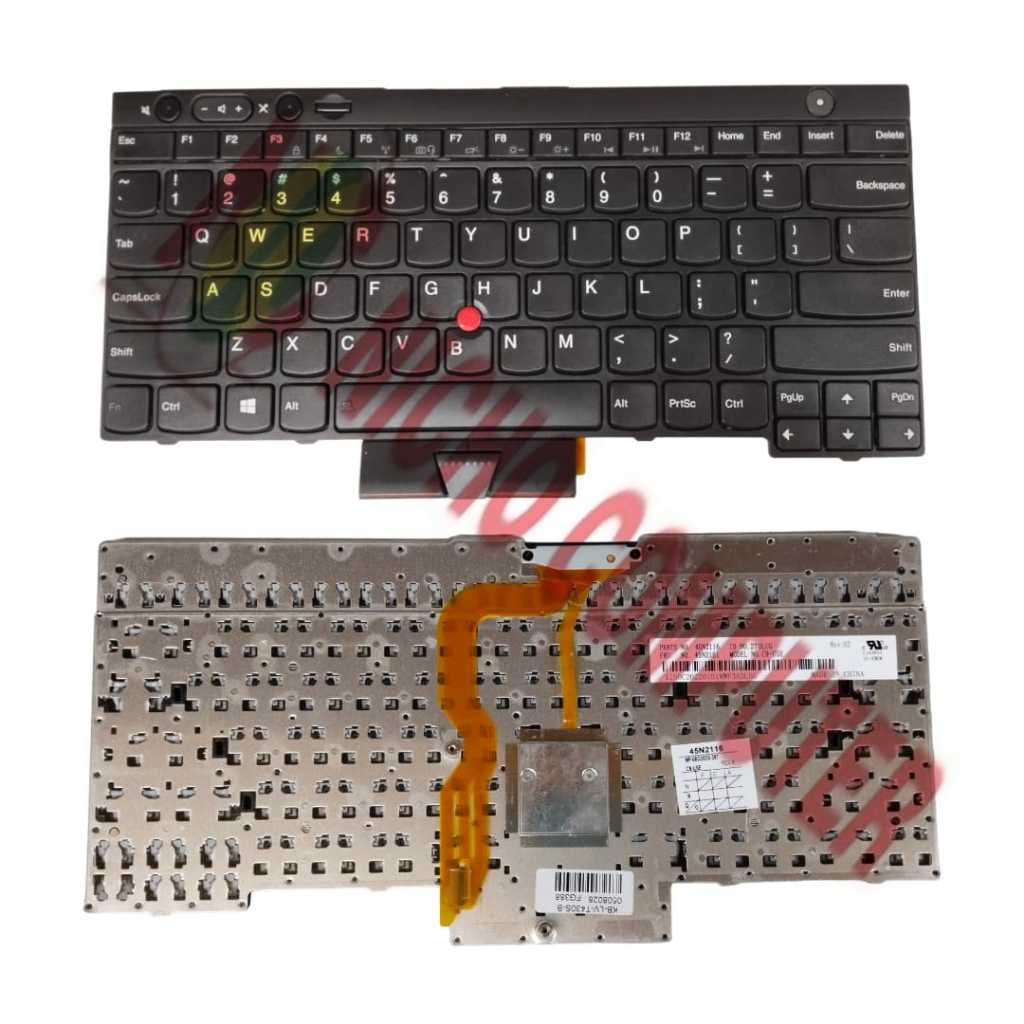 Jual KEYBOARD LENOVO THINKPAD T430 T530 L430 X230 W530 BLACK | Shopee ...