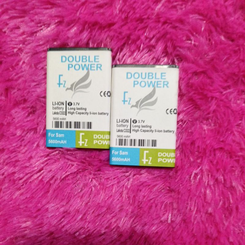 Jual BATERAI SAMSUNG LAKOTA C3322 DOBEL POWER FZ BATERRY KAPASITAS 5600 ...