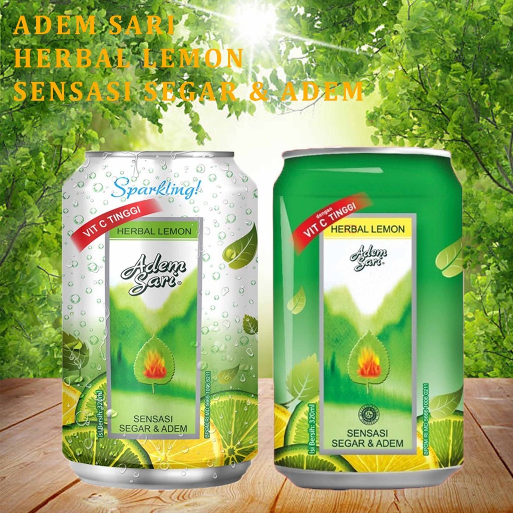 Jual Minuman Herbal Lemon * Adem Sari * Sparkling Ching ku * 320ml ...