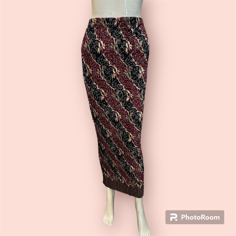 Jual rok motif batik bahan plisket (jarik instant) | Shopee Indonesia