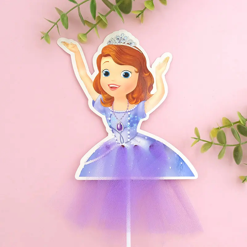 Jual Topper Kue Kertas Putri Princess Snow White Cinderella Elsa Frozen ...