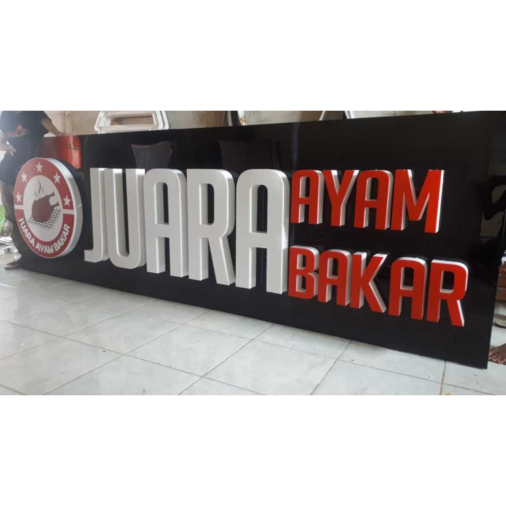 Jual Neon Box Indoor Outdoor 50cm x 50cm Premium Custom 2 Sisi ...