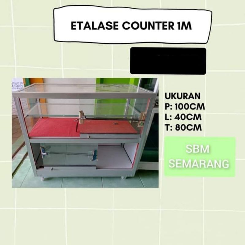 Jual Sbmsemarang - ETALASE COUNTER HP 1METER (HANYA SEMARANG) | Shopee ...