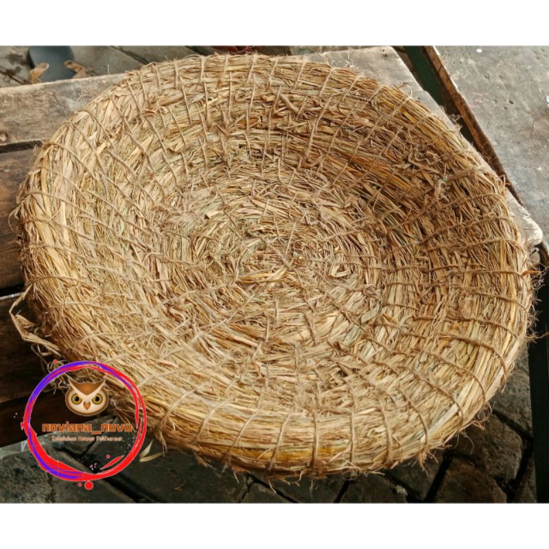 Jual TARANGAN AYAM SARANG SUSUH SERAT JERAMI ANYAMAN JERAMI AYAM ...