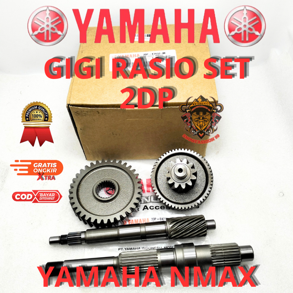 Jual GIGI RASIO YAMAHA NMAX 2DP GIGI GARDAN NMAX OLD/LAMA ,GEAR RASIO ...