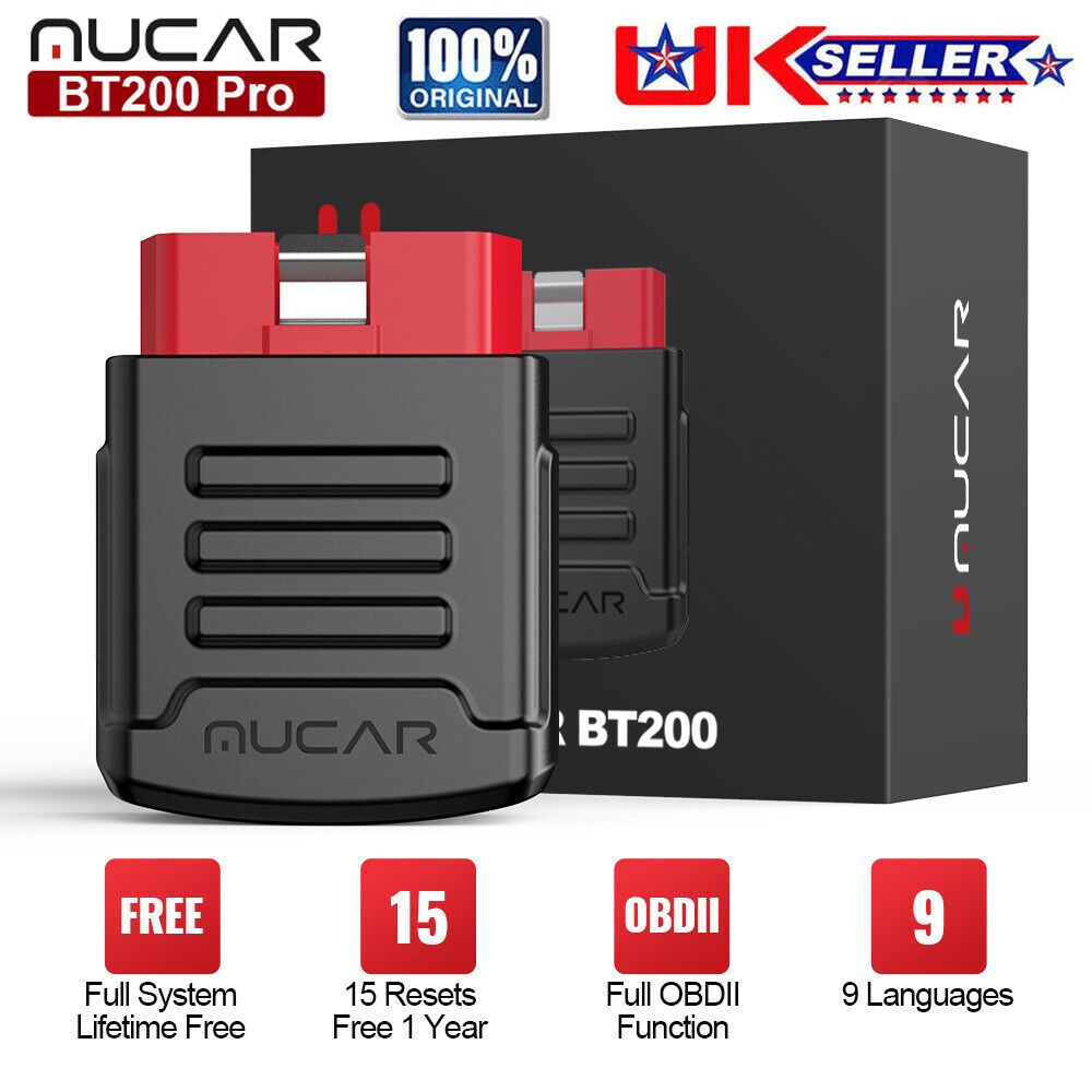 Jual [READY STOCK] MUCAR BT200 OBD2 Scanner Bluetooth - Full System Diagnostic + 15 Reset ...