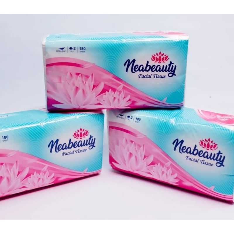 Jual Tissue neabeauty 180 sheet / tissue facial 2ply | Shopee Indonesia