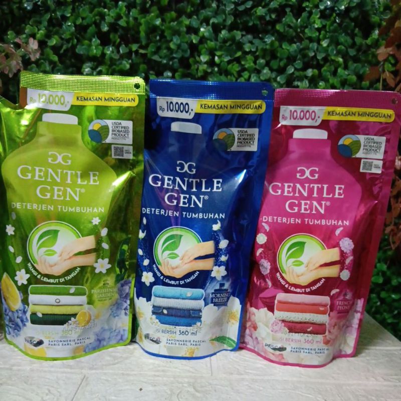 Jual Gentle Gen Deterjen Cair Kemasan Pouch 360ml | Shopee Indonesia