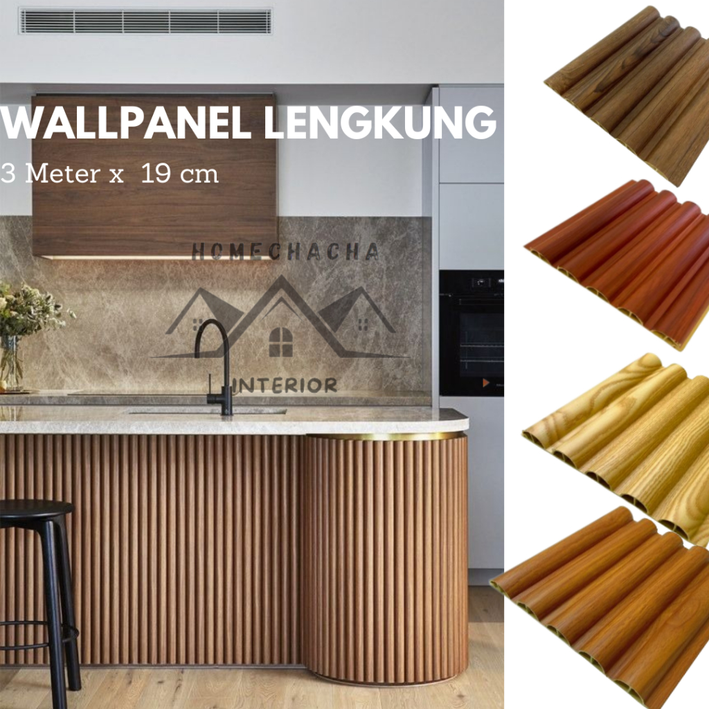 Jual WPC 3 M x 19 CM / WPC WALLPANEL LENGKUNG /SUPER AESTETIK / WPC ...
