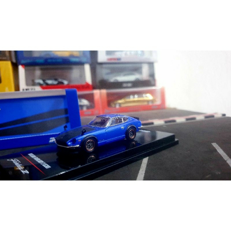 Jual Diecast Inno64 Nissan Fairlady Z S30 Blue with Carbon Hood | Shopee Indonesia