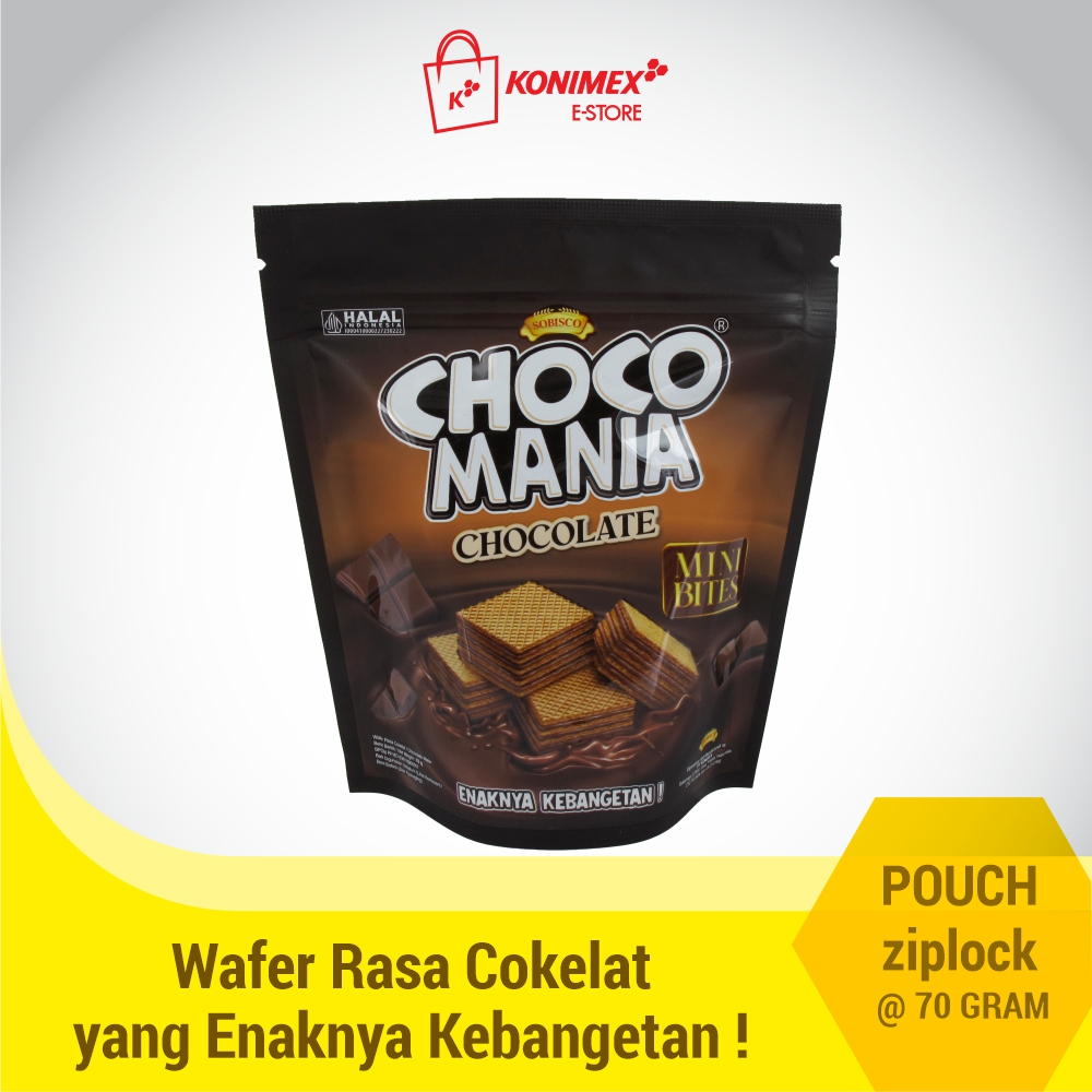 Jual Chocomania Wafer Chocolate 70gr pouch | Shopee Indonesia