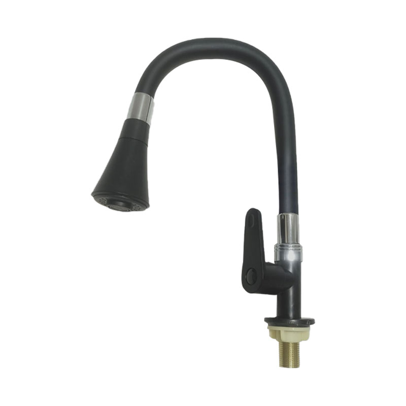 Jual SUS 304 Kran Angsa Tembok Fleksibel Kran Cuci Piring HITAM Kran ...