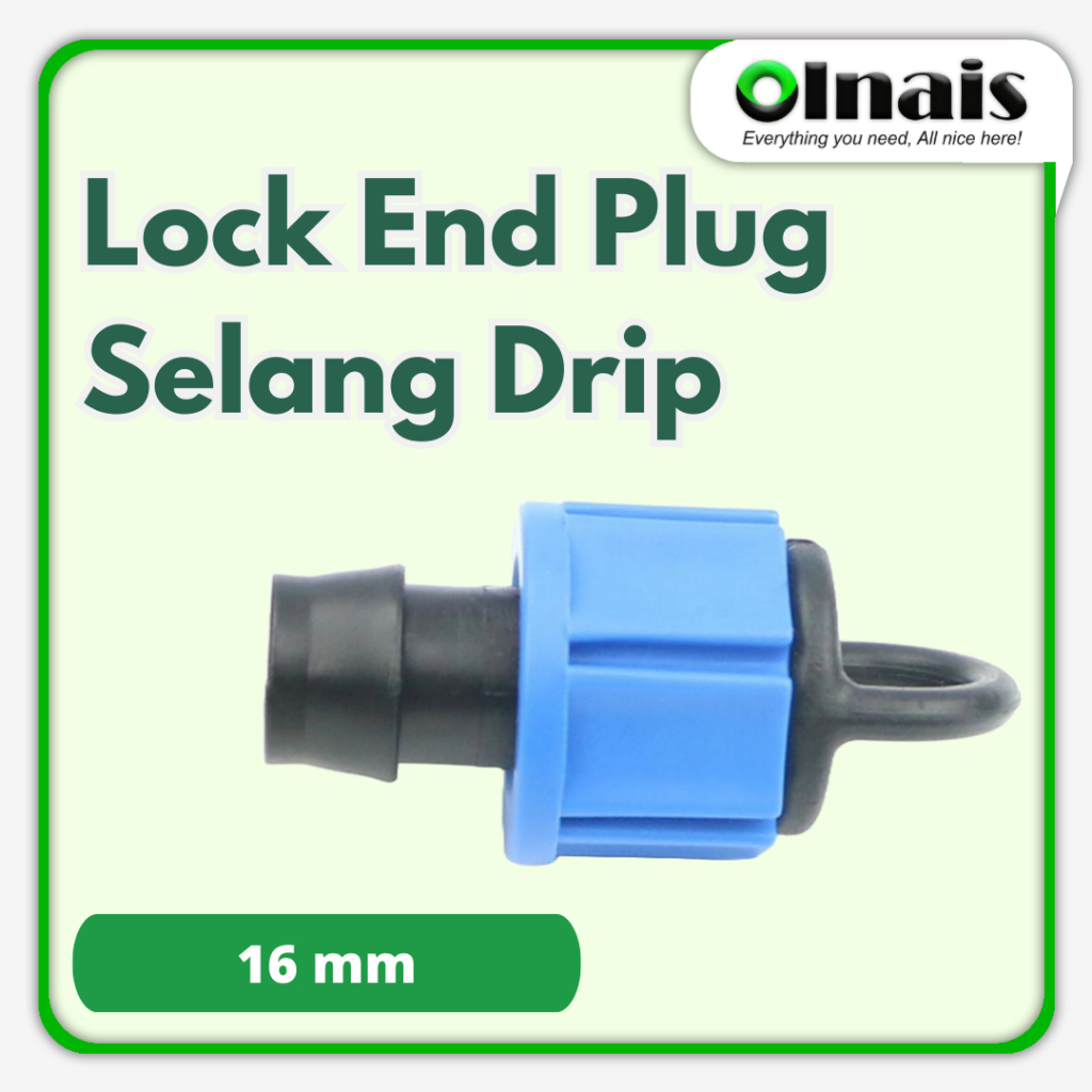 Jual Lock End Plug Penutup Ujung Selang Drip Tetes 16mm | Shopee Indonesia