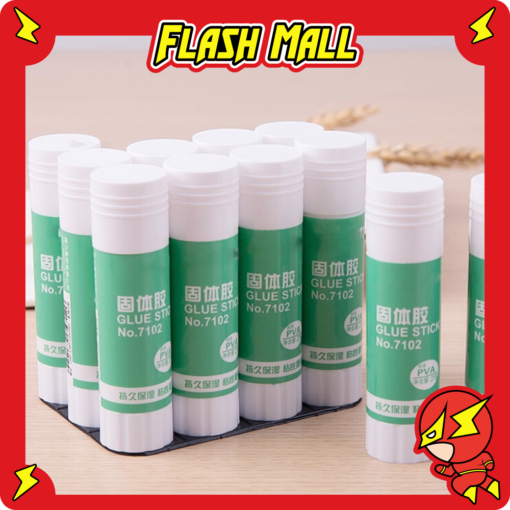 Jual FLASHmall Lem Glue Stick Putih / Lem Kertas Batangan 9gr S109 ...
