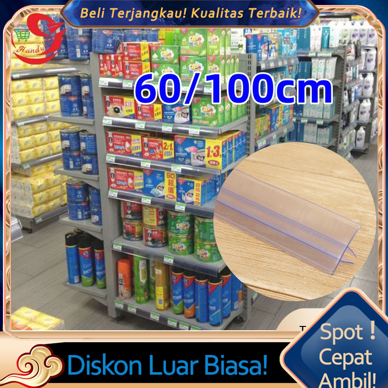 Jual 60/100cm Price Rail / Price Card / Lis Harga Minimarket label ...