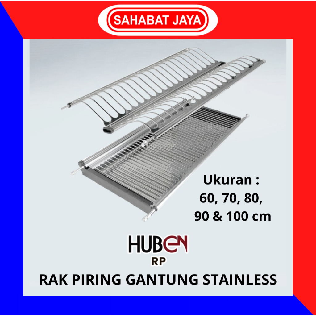 Jual Rak Piring Gantung Tatakan Lemari Kitchen Set Stainless Steel ...