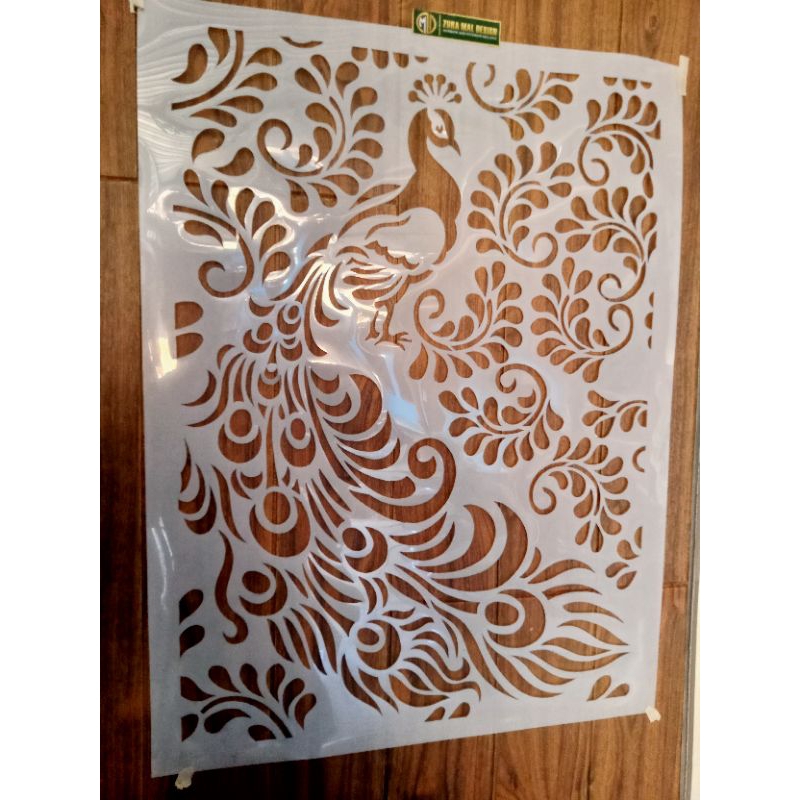 Jual stensil dinding cetakan cet lukis mural dinding | Shopee Indonesia