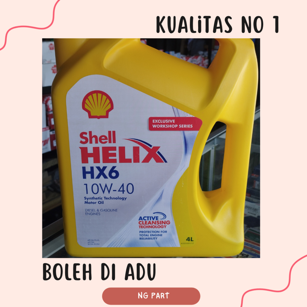 Jual OLI SHELL HELIX HX 6 | Shopee Indonesia