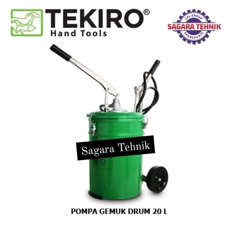 Jual Pompa Gemuk Grease Pump 20 Liter 20L Tekiro Pompa Gemuk tangan ...