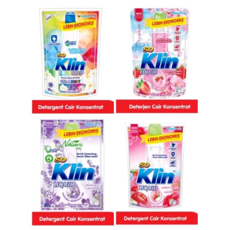 Jual Soklin So Klin Liquid Detergent Cair Konsentrat 525ml | Shopee ...