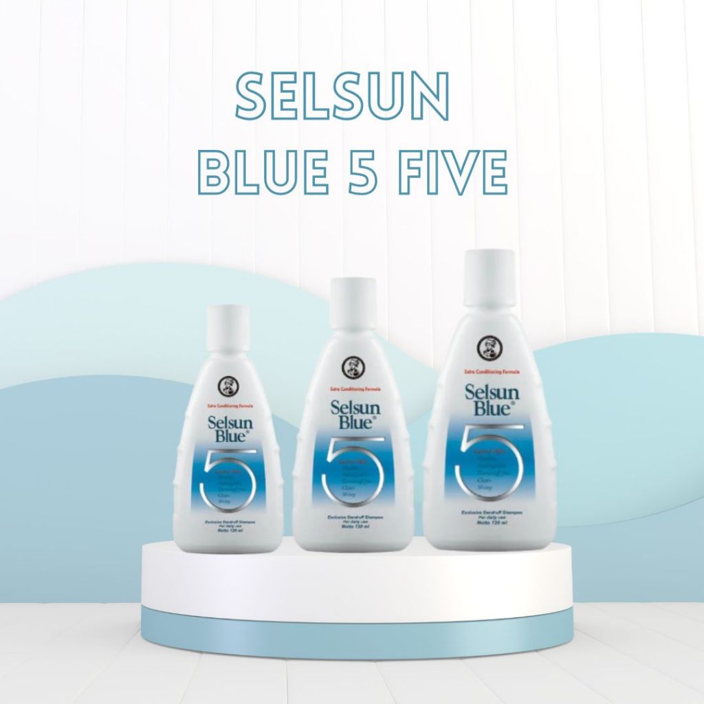 Jual SELSUN Shampoo Blue 5 Five 50ml 120ml 200ml || Shampoo Anti ...