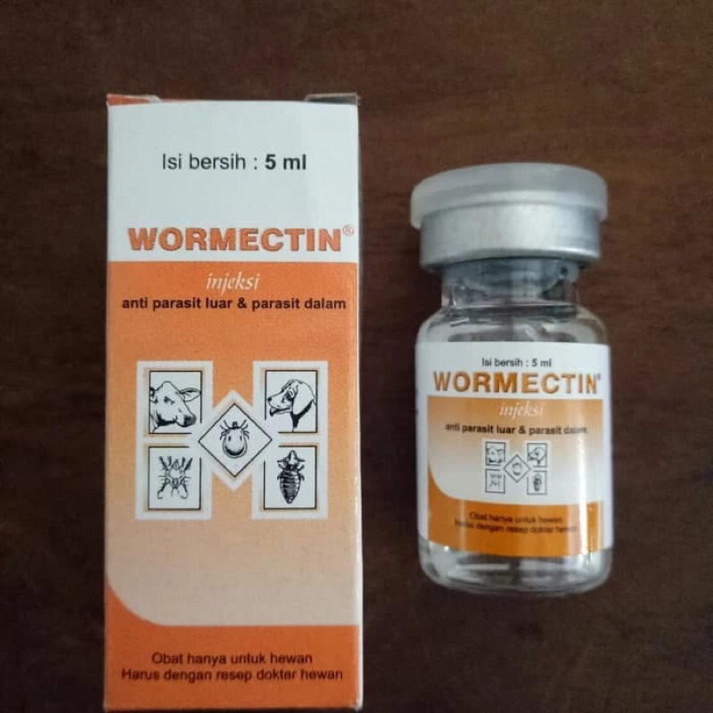 Jual WORMECTIN 5ML - Obat Scabies/Jamur Parasit Hewan (Kucing Kelinci ...