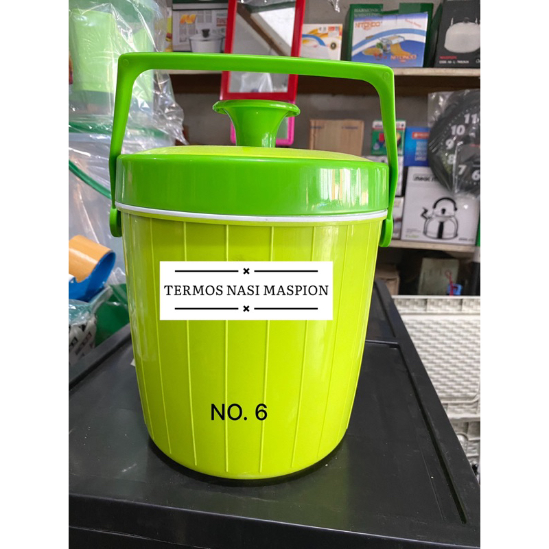 Jual TERMOS NASI MASPION / TERMOS ES MASPION UKURAN 6 LITER | Shopee ...