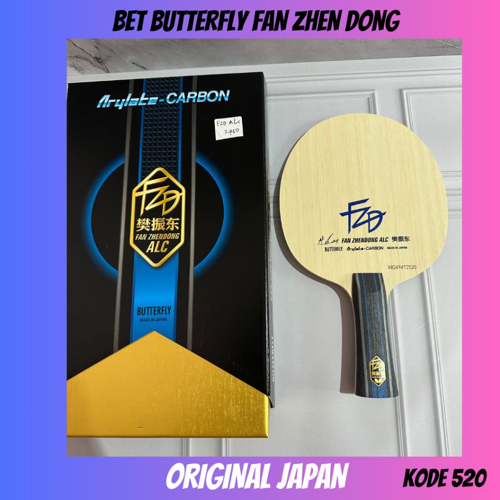 Jual NEW KAYU BET BAT BLADE BUTTERFLY FAN ZHEN DONG ALC FAN ZHENDONG ALC - FL TENIS MEJA ...