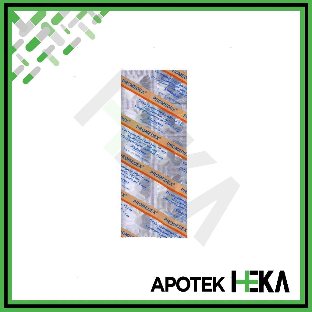 Jual Promedex Tablet Strip isi 10 Tablet - Obat Batuk Pilek Alergi ...