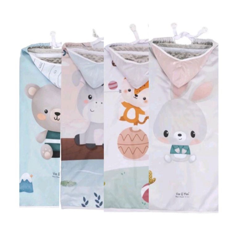 Jual VEE AND MEE BLANKET ON THE GO RABBIT DINO OWL RABBIT BEAR CIRCUS ...