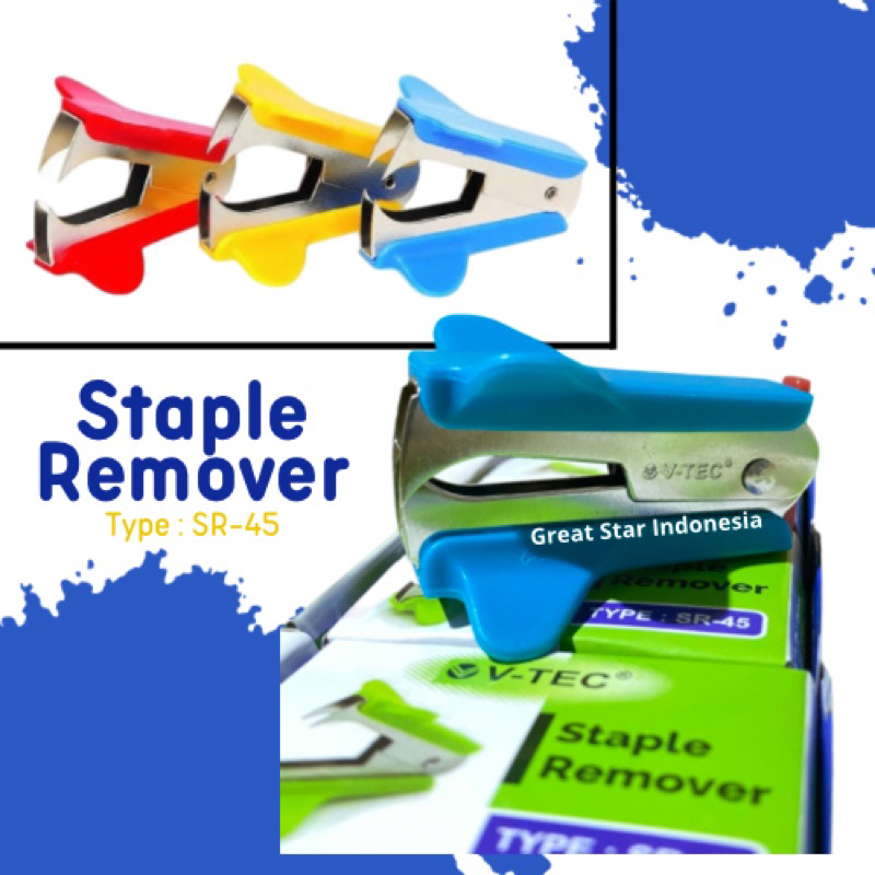 Jual Stapler Remover SR-45 Pembuka Isi Staples V-Tec | Shopee Indonesia