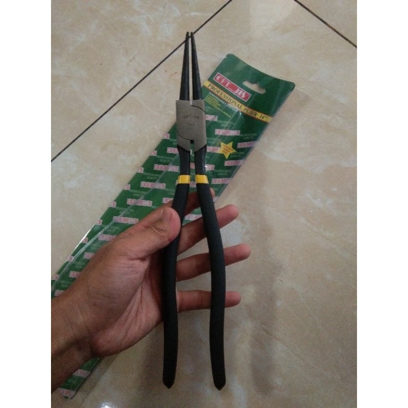 Jual Tang Snap ring lurus buka lurus tutup 12 inch OPT JIS VARIAN ...