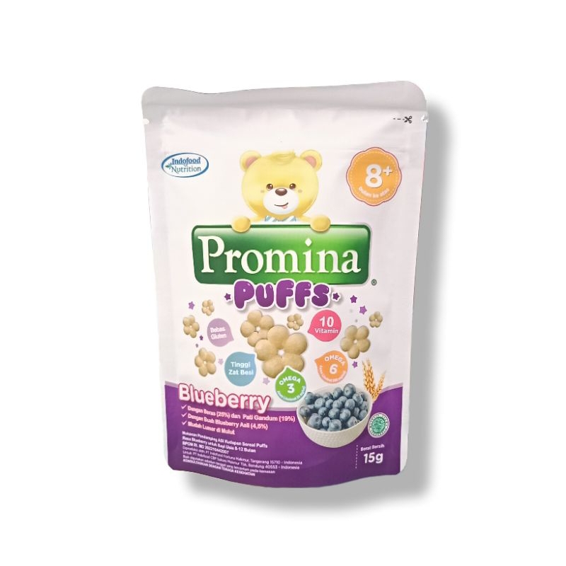 Jual PROMINA PUFFS BLUEBERRY 15G | Shopee Indonesia
