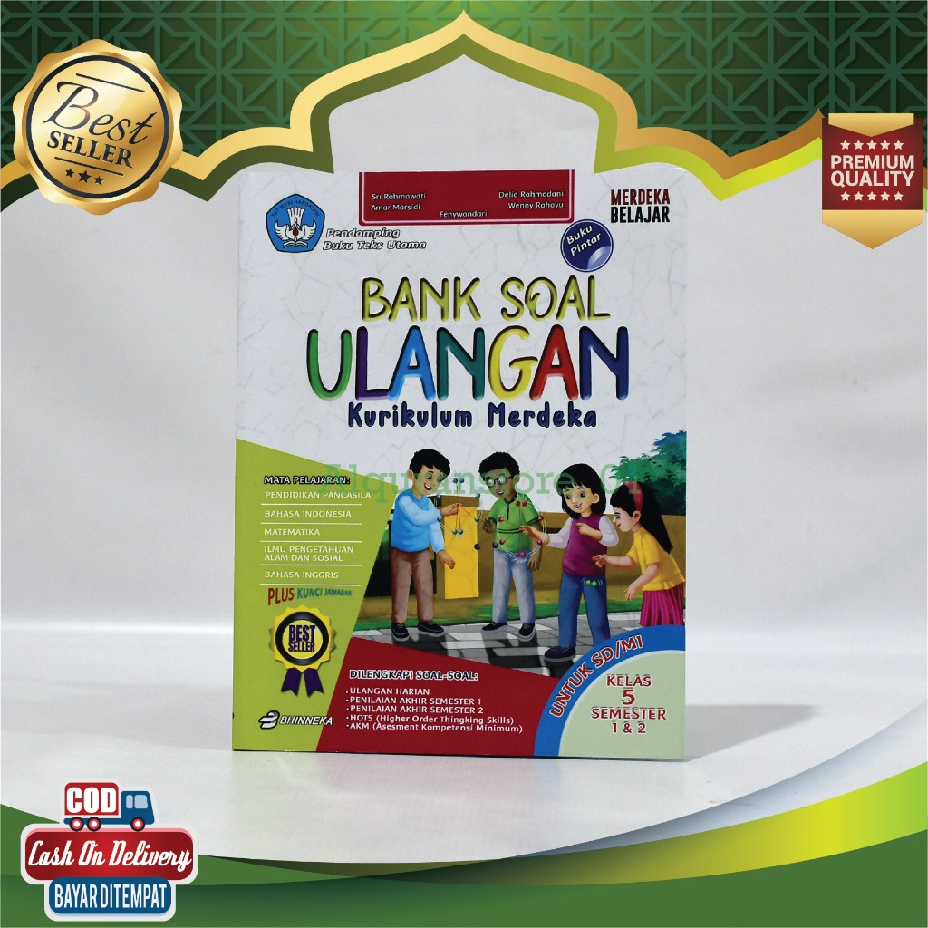 Jual Buku Sd Kurikulum Merdeka / Buku Soal Latihan Sd / Bank Soal Ulangan Kurikulum Merdeka ...