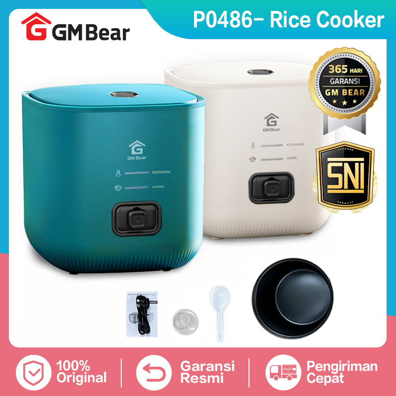 Jual GM Bear Rice Cooker Mini 0.8L (P0486) - Penanak Nasi 300watt Smart ...