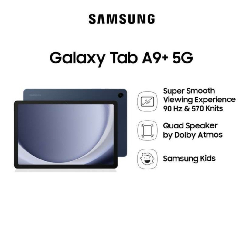 Jual TABLET SAMSUNG TAB A9 PLUS (8GB+128GB CELLULER) (4GB+64GB WIFI ONLY) 11 INCH GARANSI RESMI ...